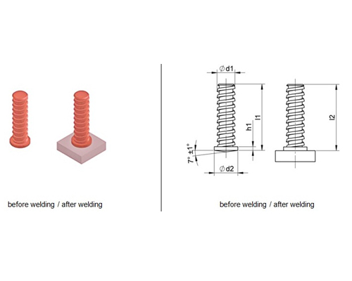 Short Cycle Weld Studs, Drawn Arc Stud Welding Manufacturer Ahmedabad